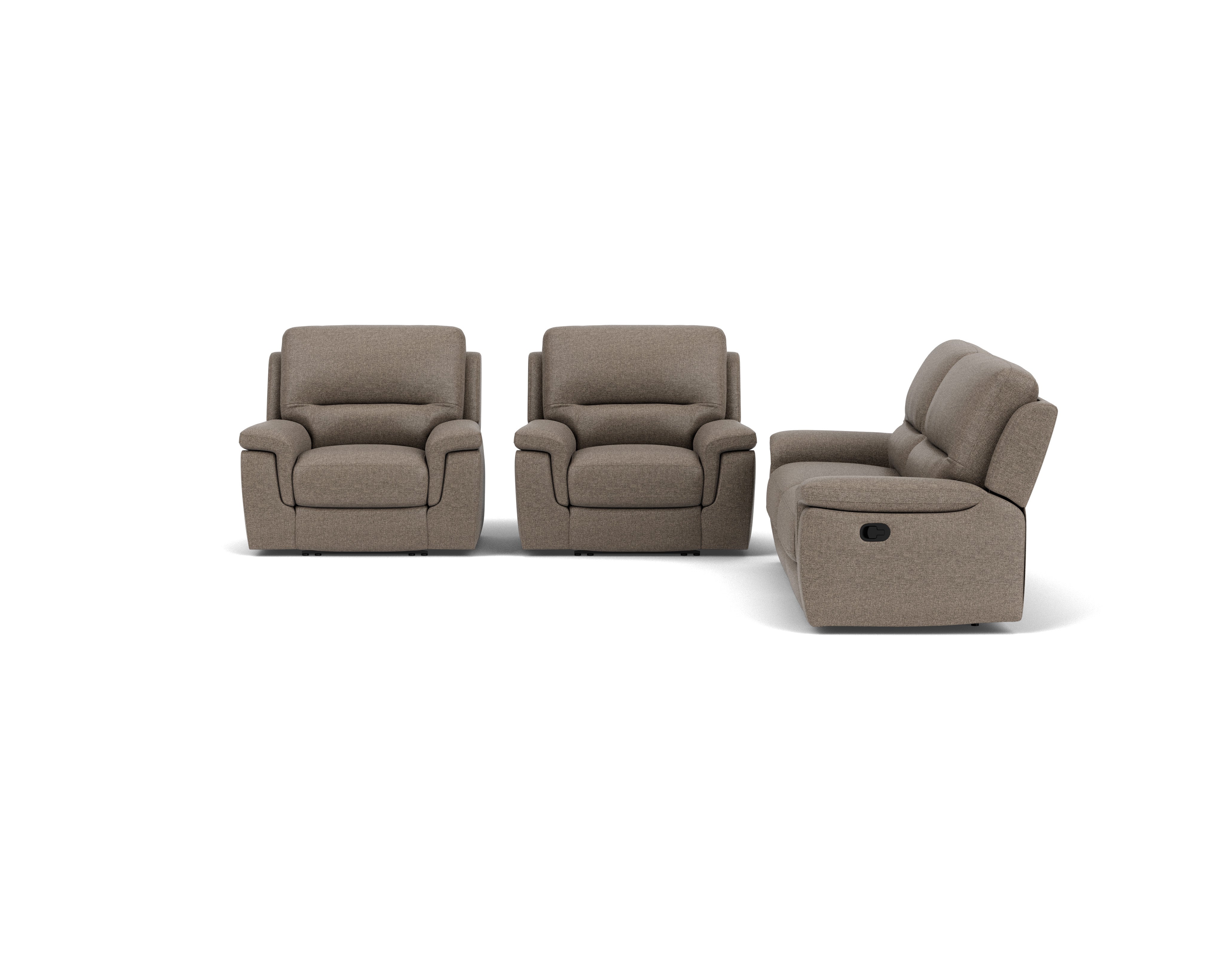 2.5 Seater with End Recliners + 2 Recliners – Lounges Plus