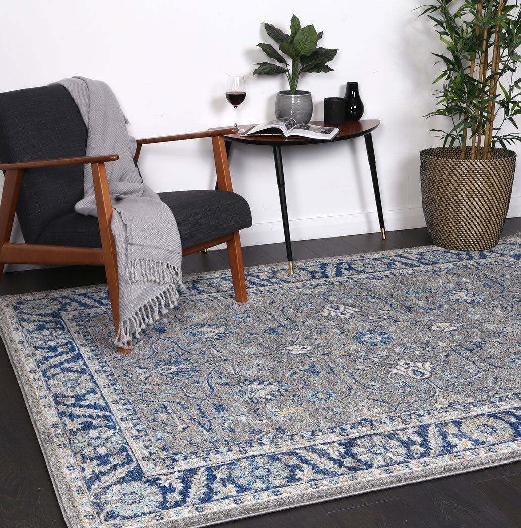 Navy Blue Oriental Rug – Lounges Plus